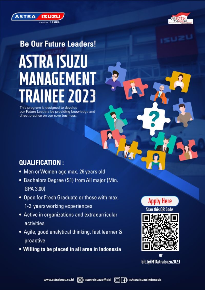 Maganement Trainee PT Astra International Tbk - Isuzu